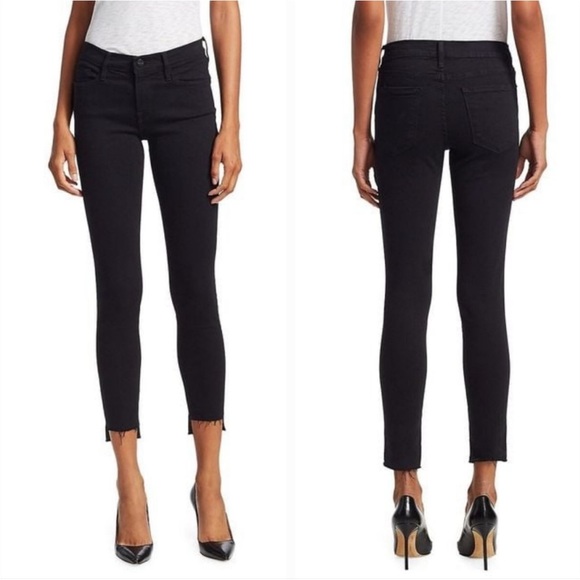 Frame Denim | Jeans | Frame Denim Le Skinny De Jeanne Raw Stagger Jeans ...